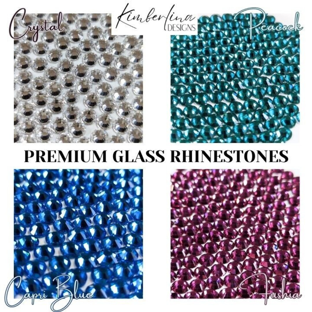 Choose Size Luxury Glass Rhinestones 10 Gross Crystals SS3 SS6 SS10 ...