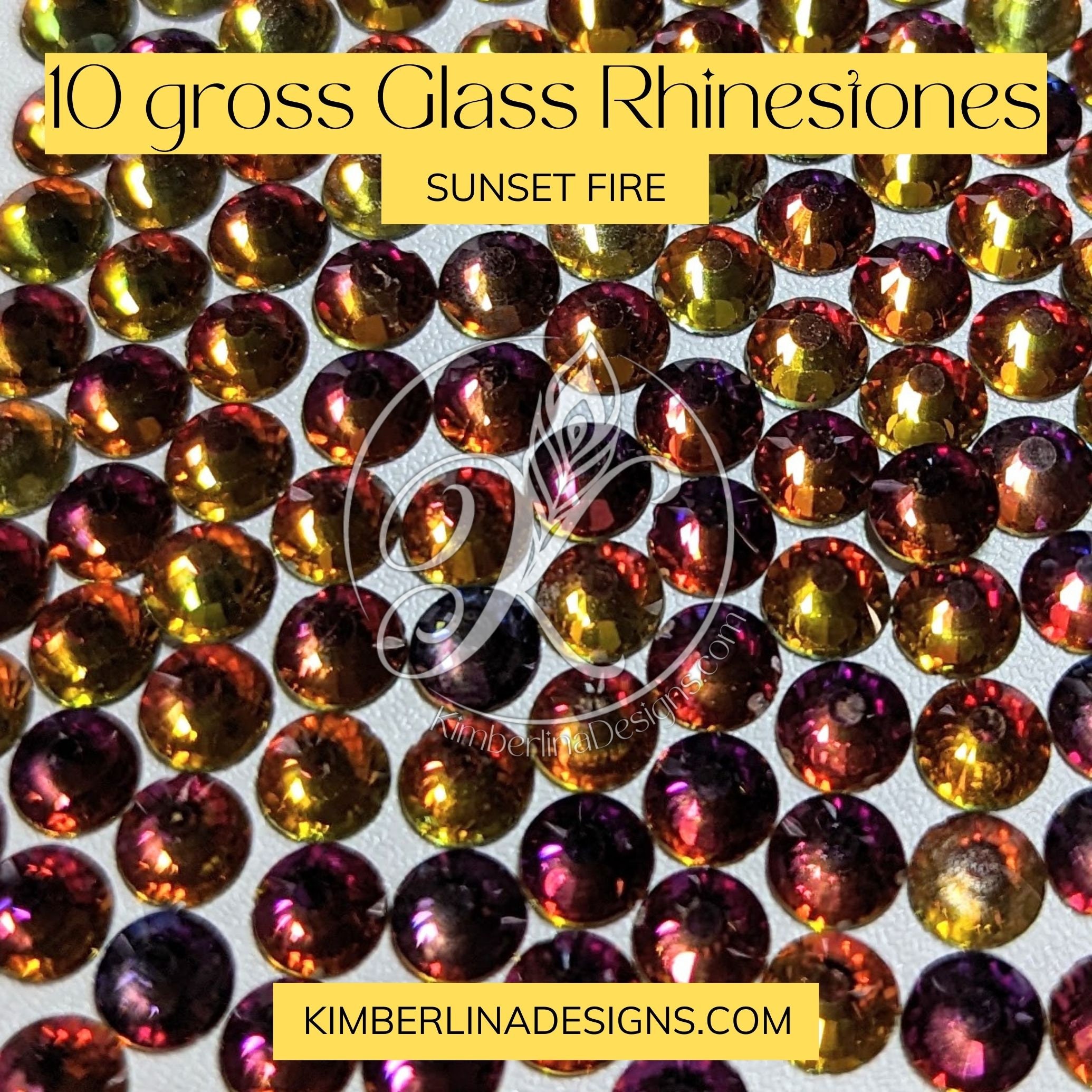 10 Gross. Choose Size Luxury Glass Rhinestones Crystals SS3 SS6 SS10 ...