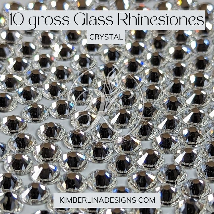 Choose Size Luxury Glass Rhinestones 10 Gross Crystals SS3 SS6 SS10 ...