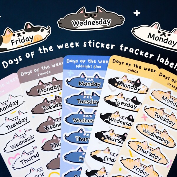 Days of the Week - Etsy