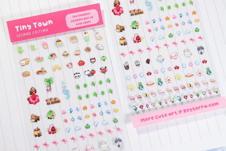 Micro Kawaii Characters Stickers Sheets L Tiny Stickers V.2 ...