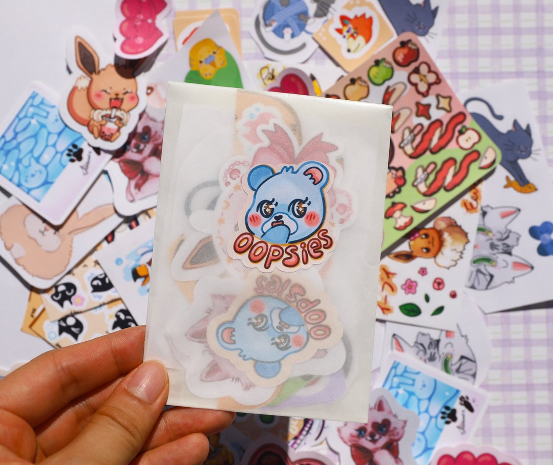 20 Oops Sticker Bundle | B Grade Stickers, Sticker Sheet Bundle,mystery ...