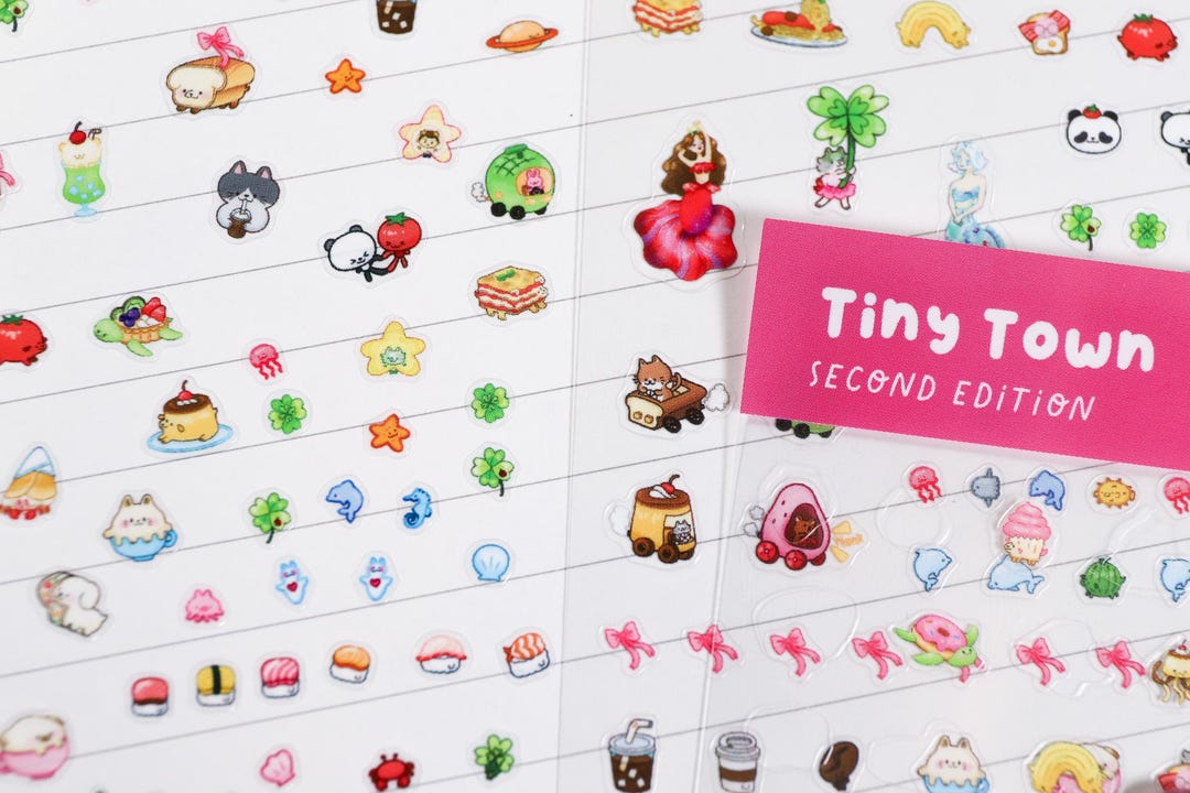 Micro Kawaii Characters Stickers Sheets L Tiny Stickers V.2 ...