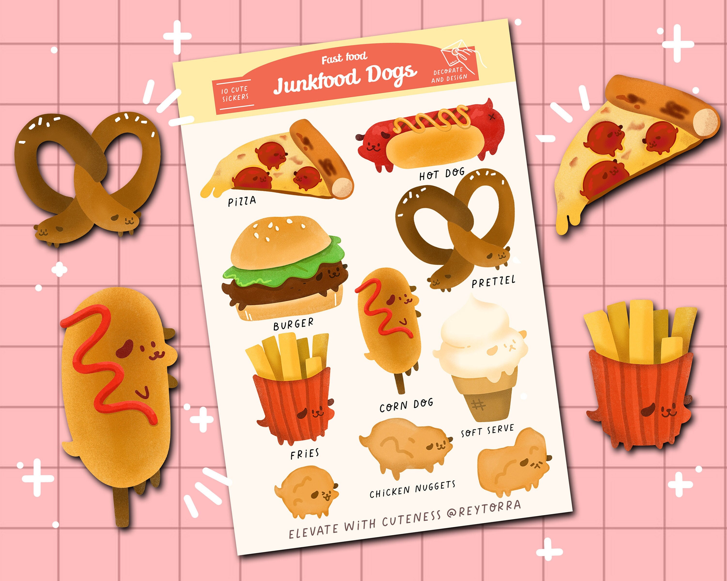 Cute Anime Junk Food