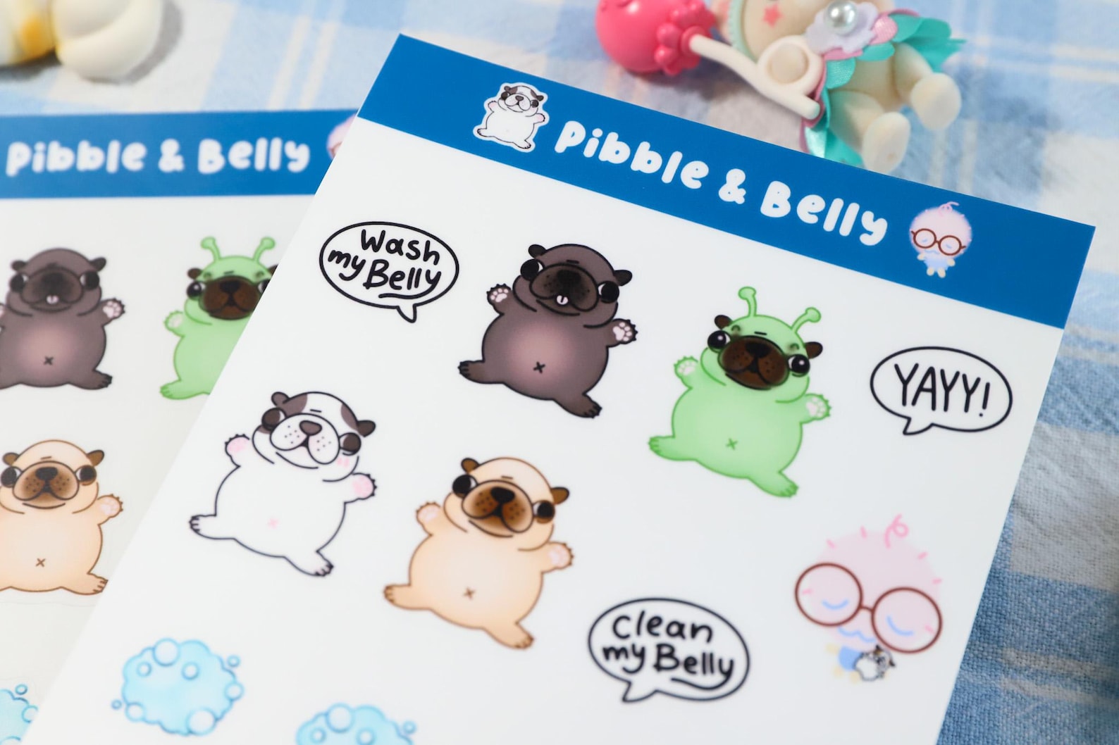 Pibble Dog Sticker Sheet - Etsy