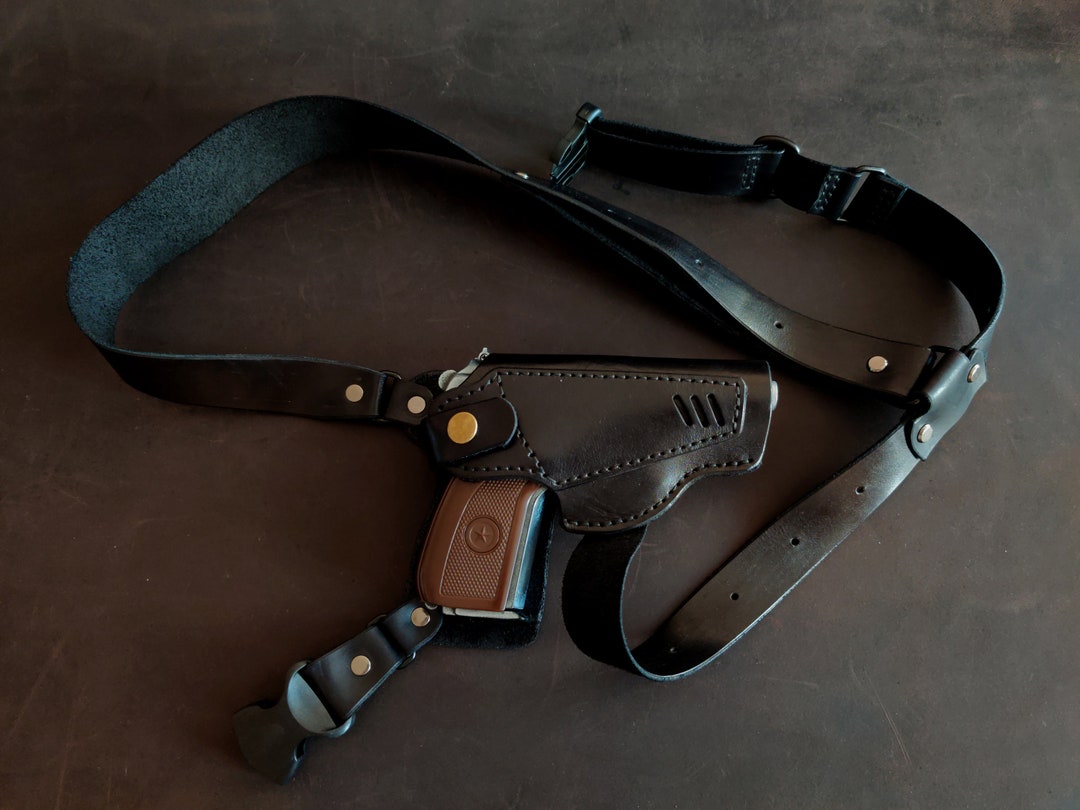 Leather Makarov Pistol Body Holster Handmade PM Shoulder Holster - Etsy