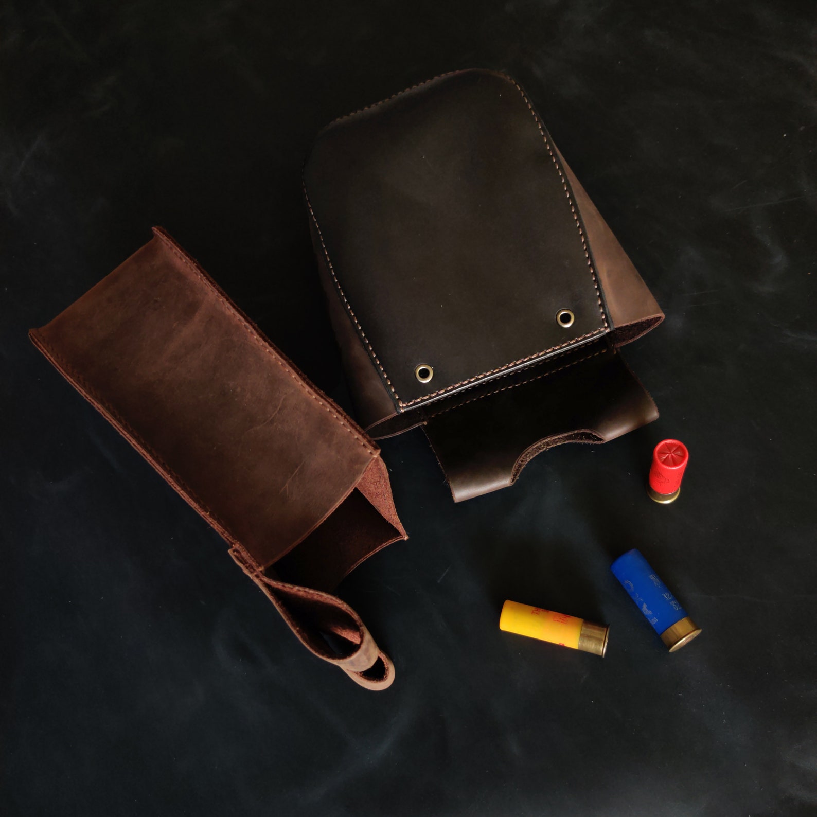 Leather Shotgun Shell Carrier Ammo Pouch Shooting Bag - Etsy