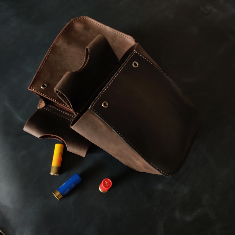 Leather Shotgun Shell Carrier Ammo Pouch Shooting Bag - Etsy