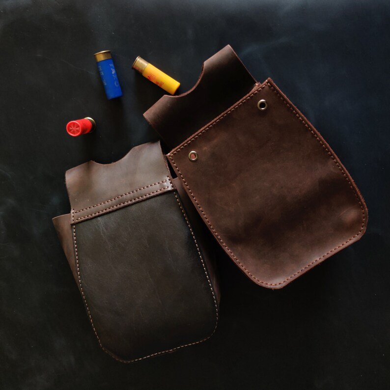 Leather Shotgun Shell Carrier Ammo Pouch Shooting Bag - Etsy