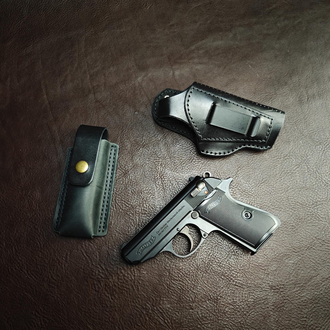 Leather Pistolet Walther PPK Holster Belt Carry Walther Holster Walther ...