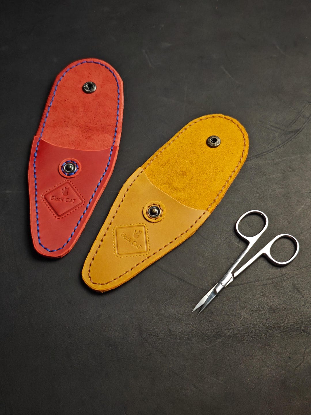 Scissors Case Holder, Leather Manicure Case Holder, Manicure Leather ...