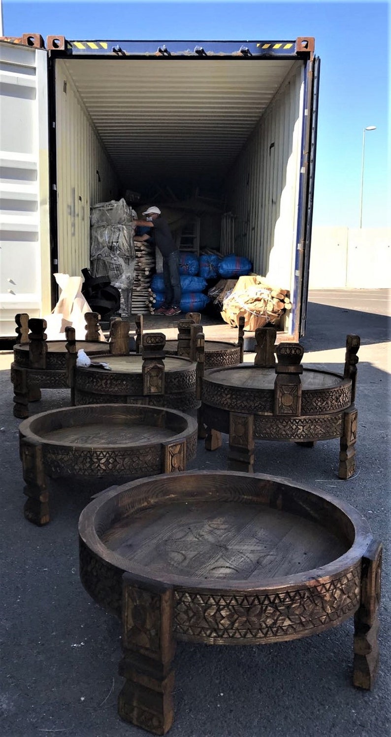 Unique Coffee Table. Carved Coffee Table Foldable Table - Etsy