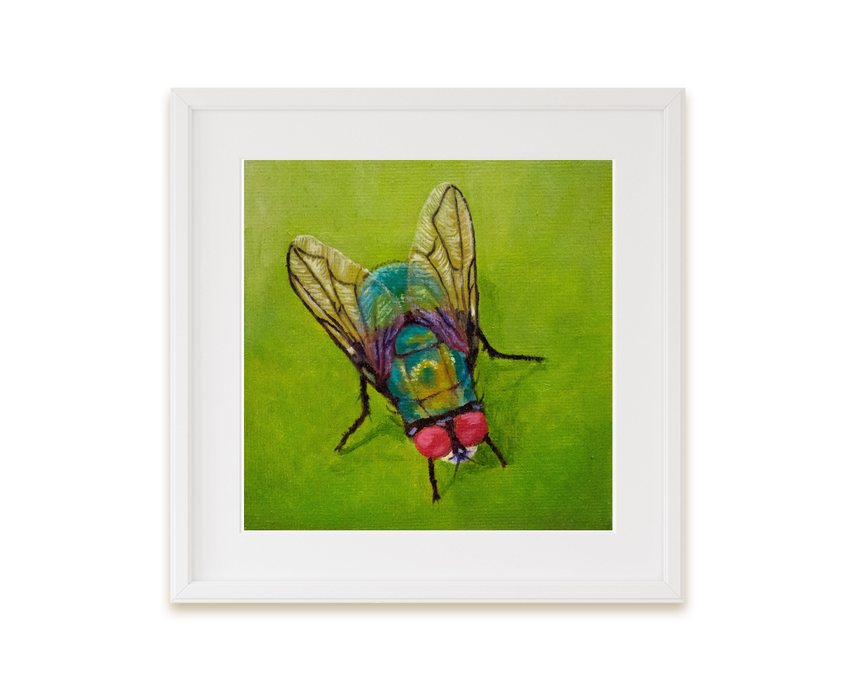 Super Fly Nature Art Print Digital Download From Original Painting ...