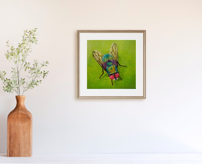 Super Fly Nature Art Print Digital Download From Original Painting ...