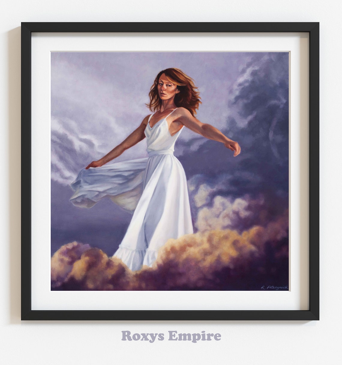 Surrealism Woman Portrait Fine Art Print Digital Download From - Etsy