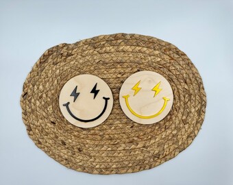 Happy Face Sign | Rad Smiley Sign | Wall Decor | Retro Decor ...