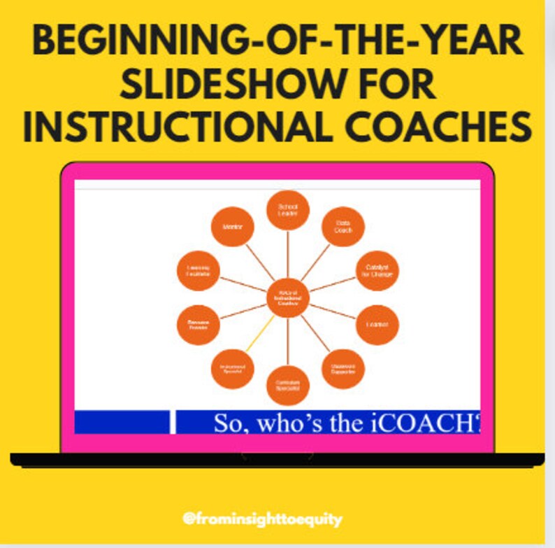 Beginning-of-the-year Slideshow Template for Instructional Coaches ...