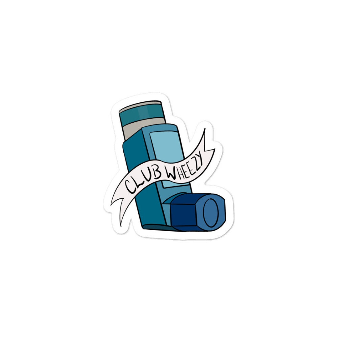 Asthma Inhaler Sticker - Etsy