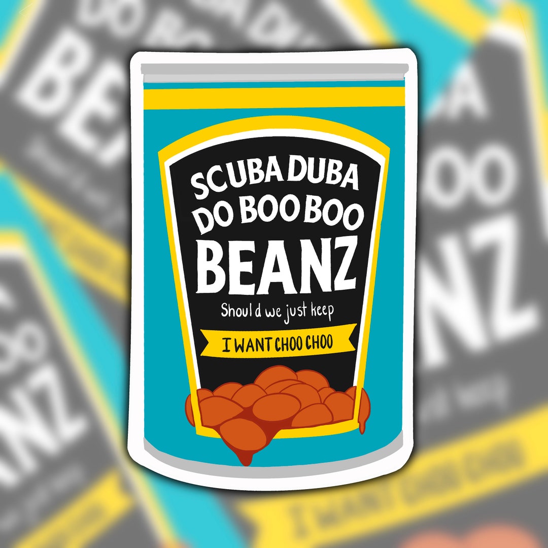 Scuba Duba Do Boo Boo Beanz Sticker - Etsy