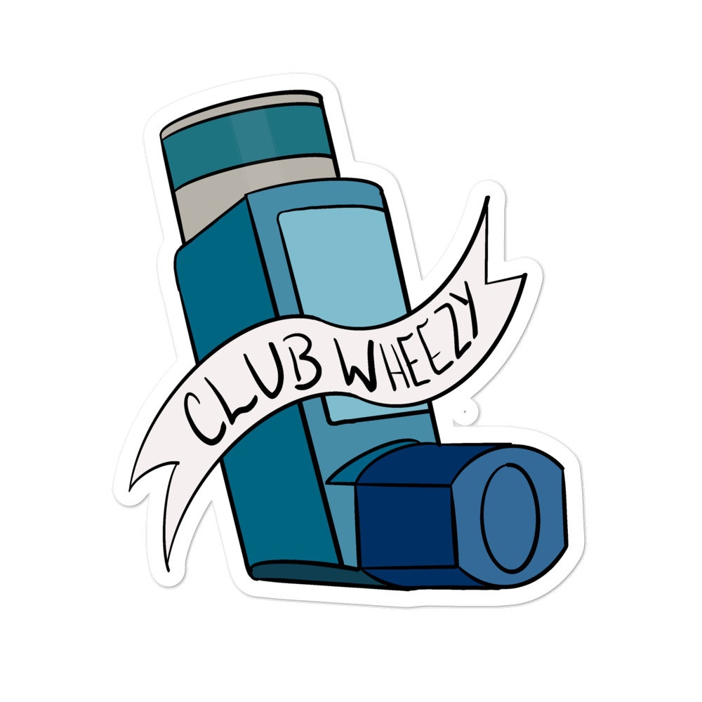 Asthma Inhaler Sticker - Etsy
