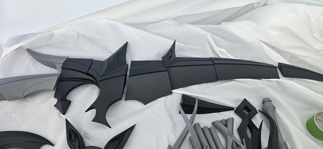 Genshin Impact Arlecchino Scythe and Pole Prop 3D Printed - Etsy