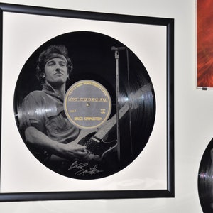Bruce Springsteen Vinyl / Custom QR Code / the Boss / Laser Engraved ...