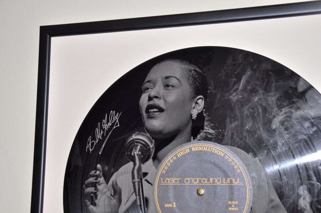 Billie Holiday Vinyl, Records / Vintage Gift / Laser Engraved Vinyl ...