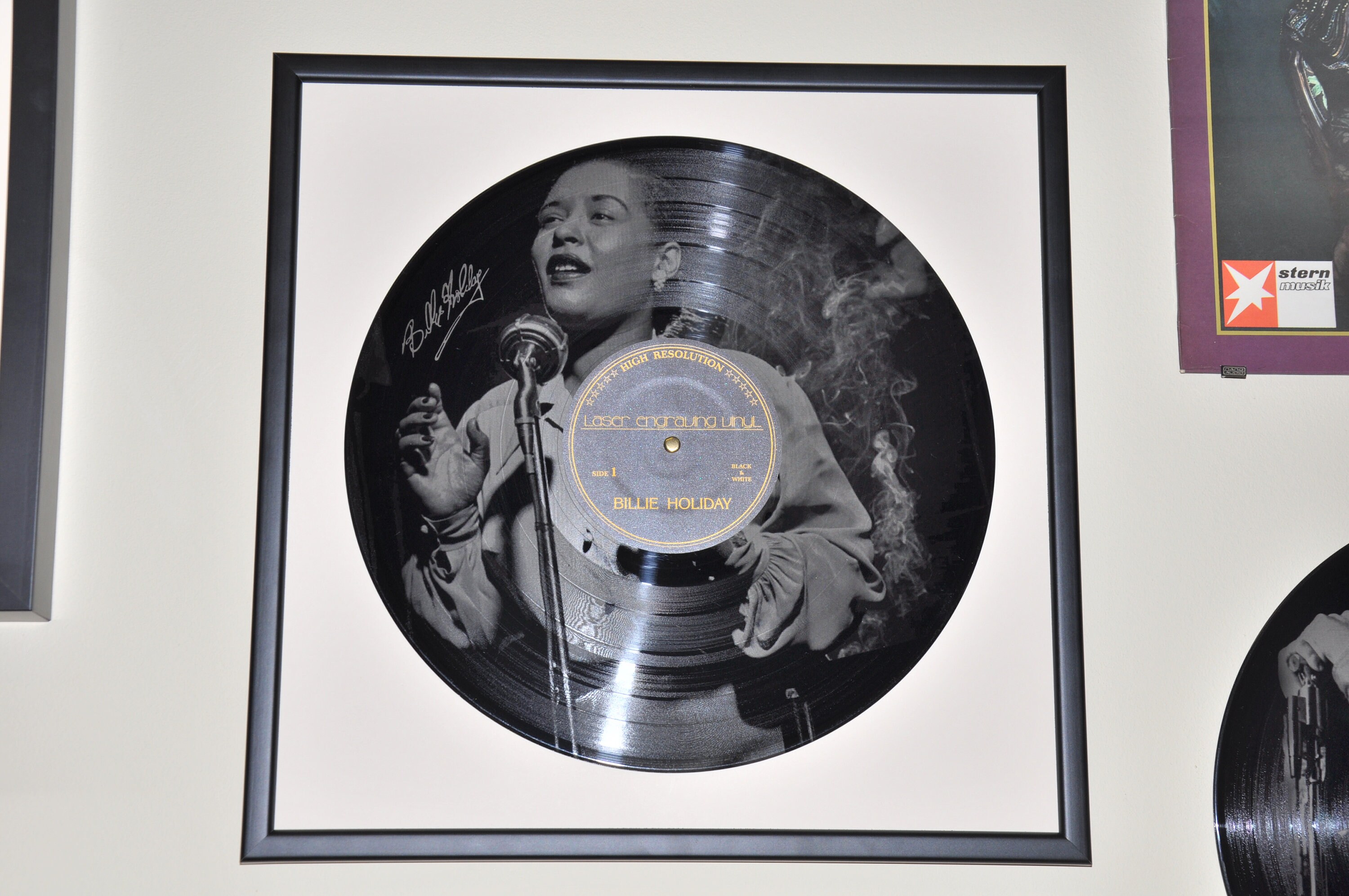 Billie Holiday Vinyl, Records / Vintage Gift / Laser Engraved Vinyl ...