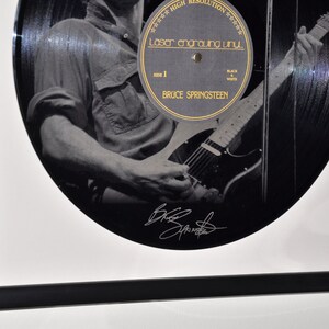 Bruce Springsteen Vinyl / Custom QR Code / the Boss / Laser Engraved ...