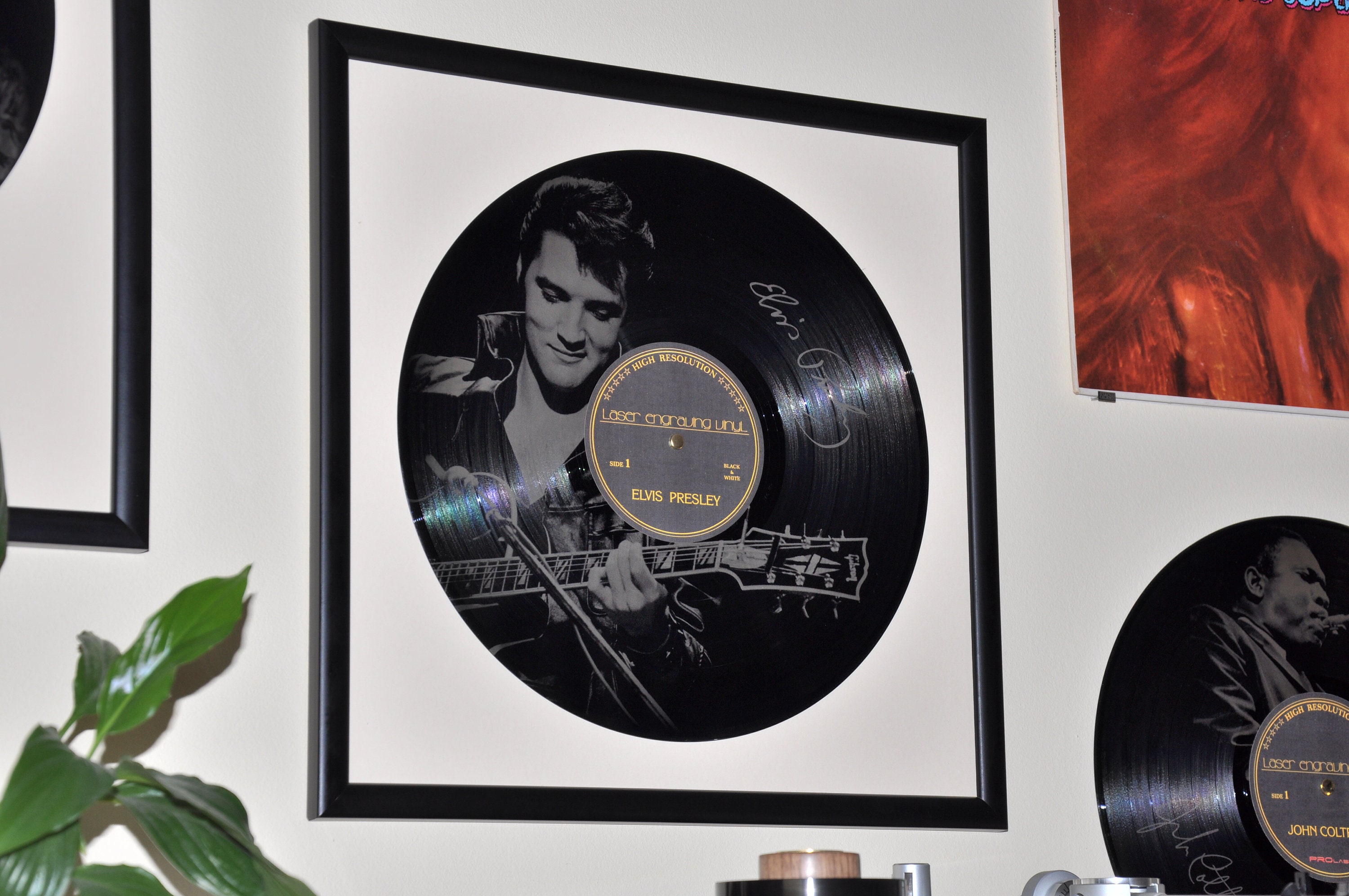 Elvis Presley Vinyl / Vintage Gift / Records / Laser Engraved - Etsy