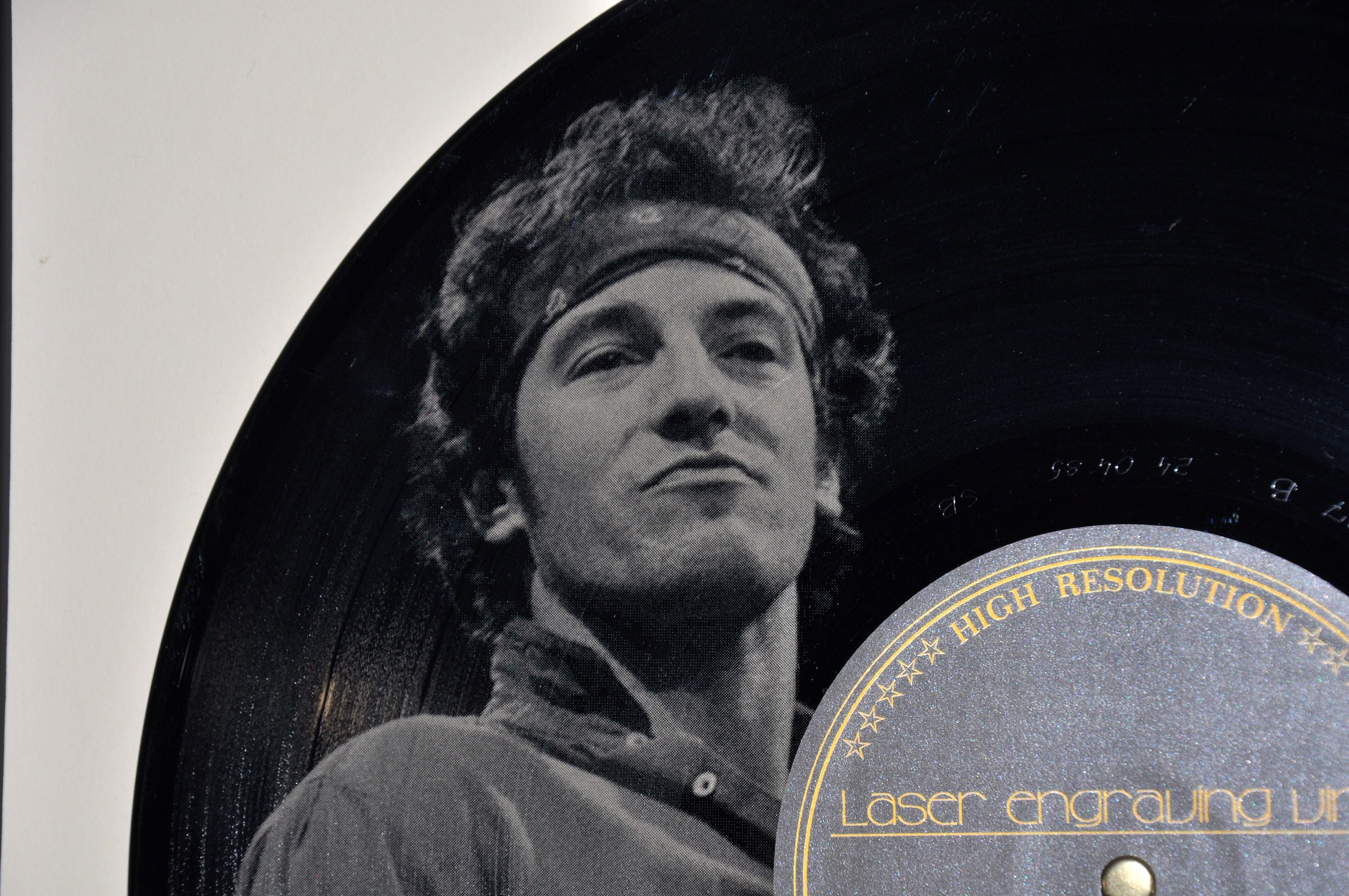 Bruce Springsteen Vinyl / Custom QR Code / the Boss / Laser | Etsy