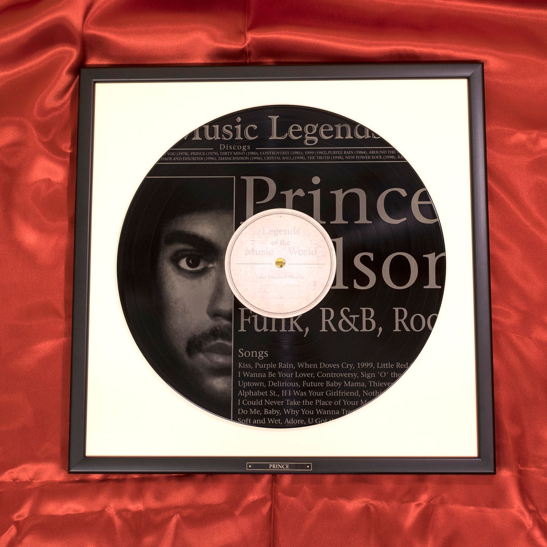 Prince Vinyl, Records , Vintage Gift / Laser Engraved Vinyl / Vinyl in ...