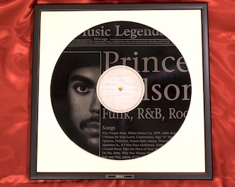 Michael Jackson Vinyl , Records / Laser Engraved Vinyl / Vinyl in Frame ...