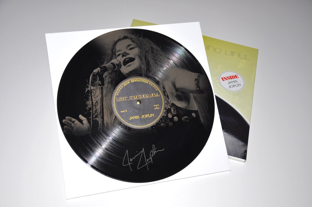 Janis Joplin Vinyl / Vintage Gift / Laser Engraved Vinyl / LP Records ...