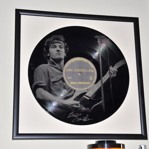 Bruce Springsteen Vinyl / Custom QR Code / the Boss / Laser Engraved ...