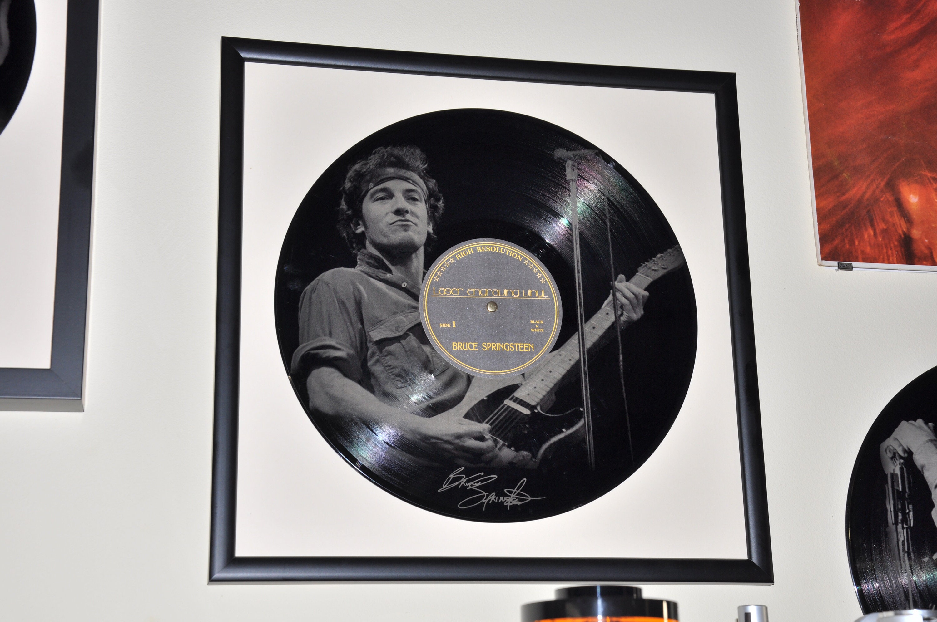 Bruce Springsteen Vinyl / Custom QR Code / the Boss / Laser | Etsy