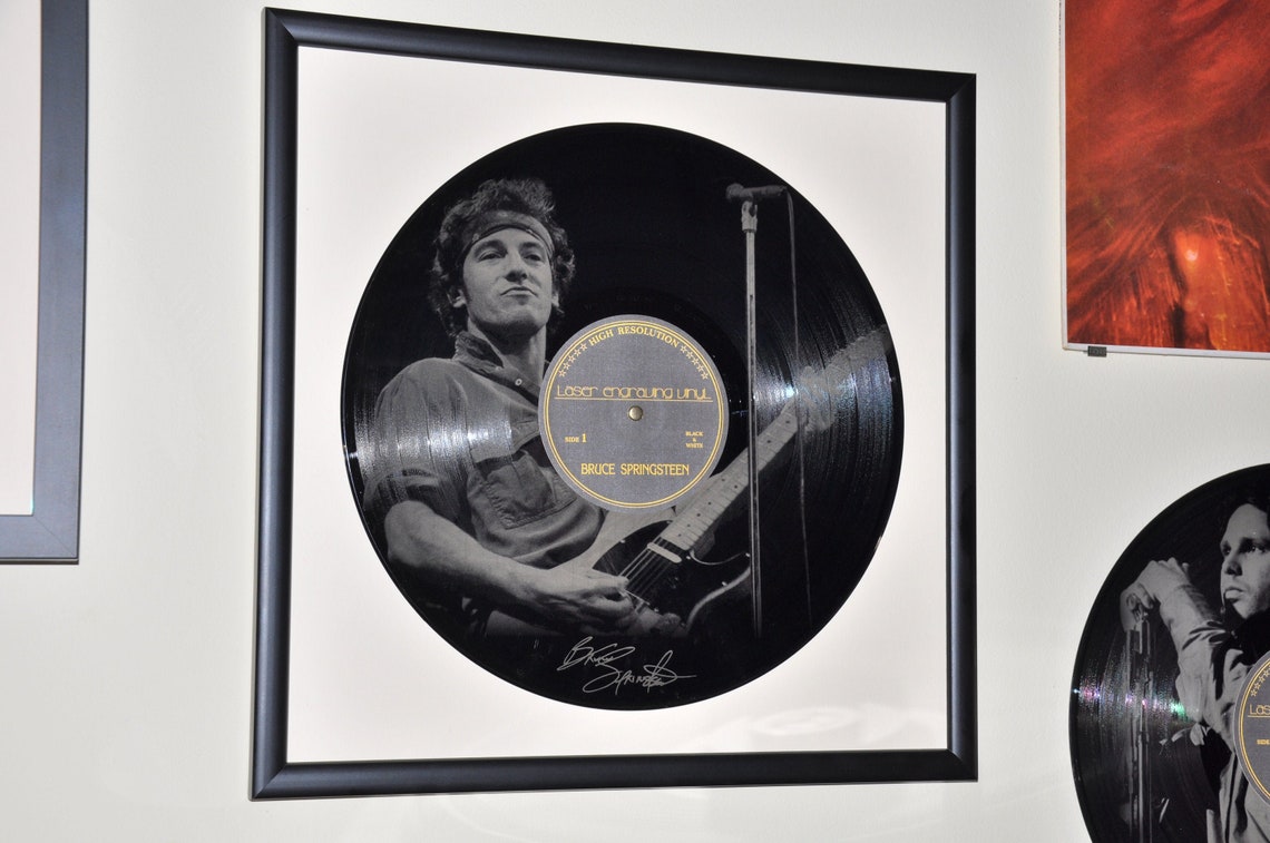 Bruce Springsteen Vinyl / Custom QR Code / the Boss / Laser | Etsy