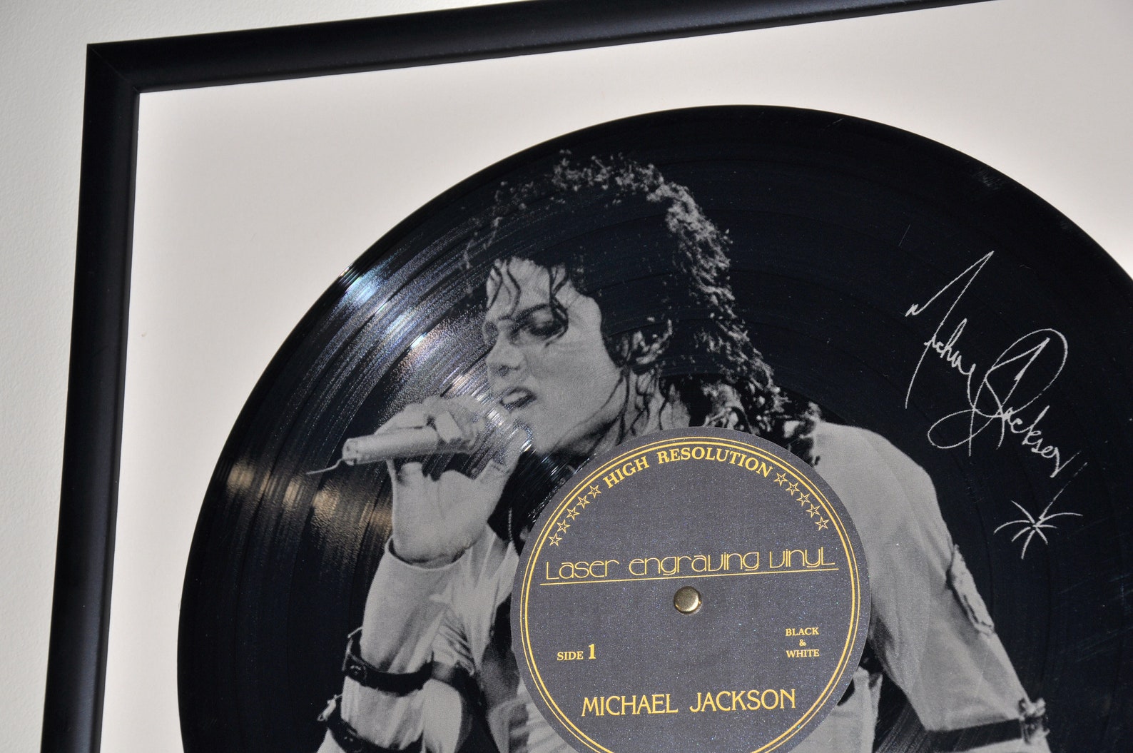 Michael Jackson vinyl Records / Laser Engraved Vinyl / Vinyl | Etsy