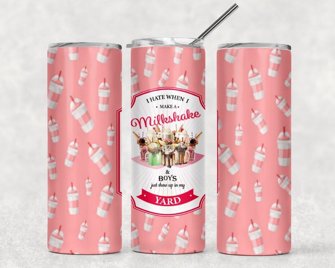 Milkshake Tumbler, Dessert 20oz Skinny Tumbler Sublimation, Downloads ...