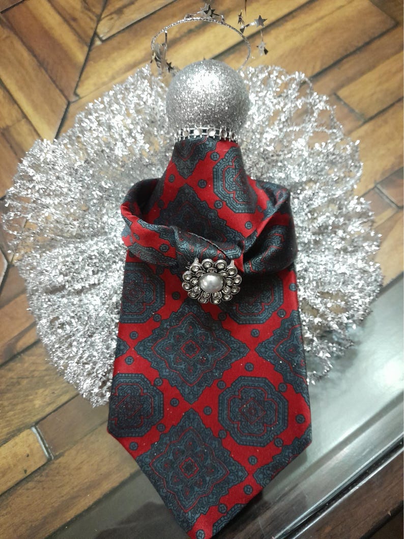 Custom Handmade Memory Tie - Angel Ornament - Etsy