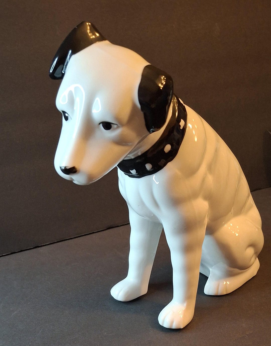 Vintage RCA Victor Victrola Ceramic Dog Statue - 8 Inches Tall - Etsy
