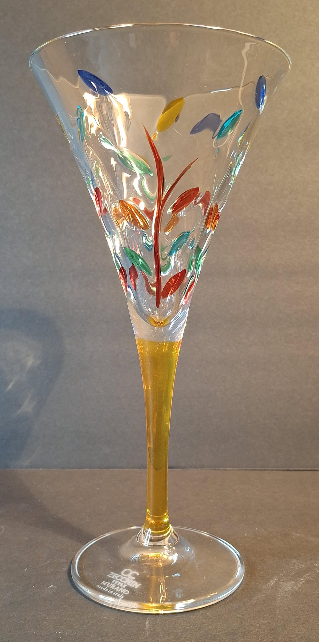 Vintage Zecchin Venetian Tree of Life Murano Wine Glass - Etsy