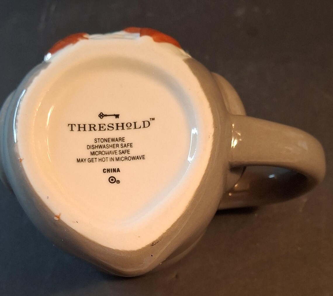 Threshold Stoneware Owl Mug With Vibrant Eyes - Etsy