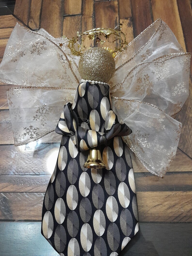 Custom Handmade Memory Tie - Angel Ornament - Etsy