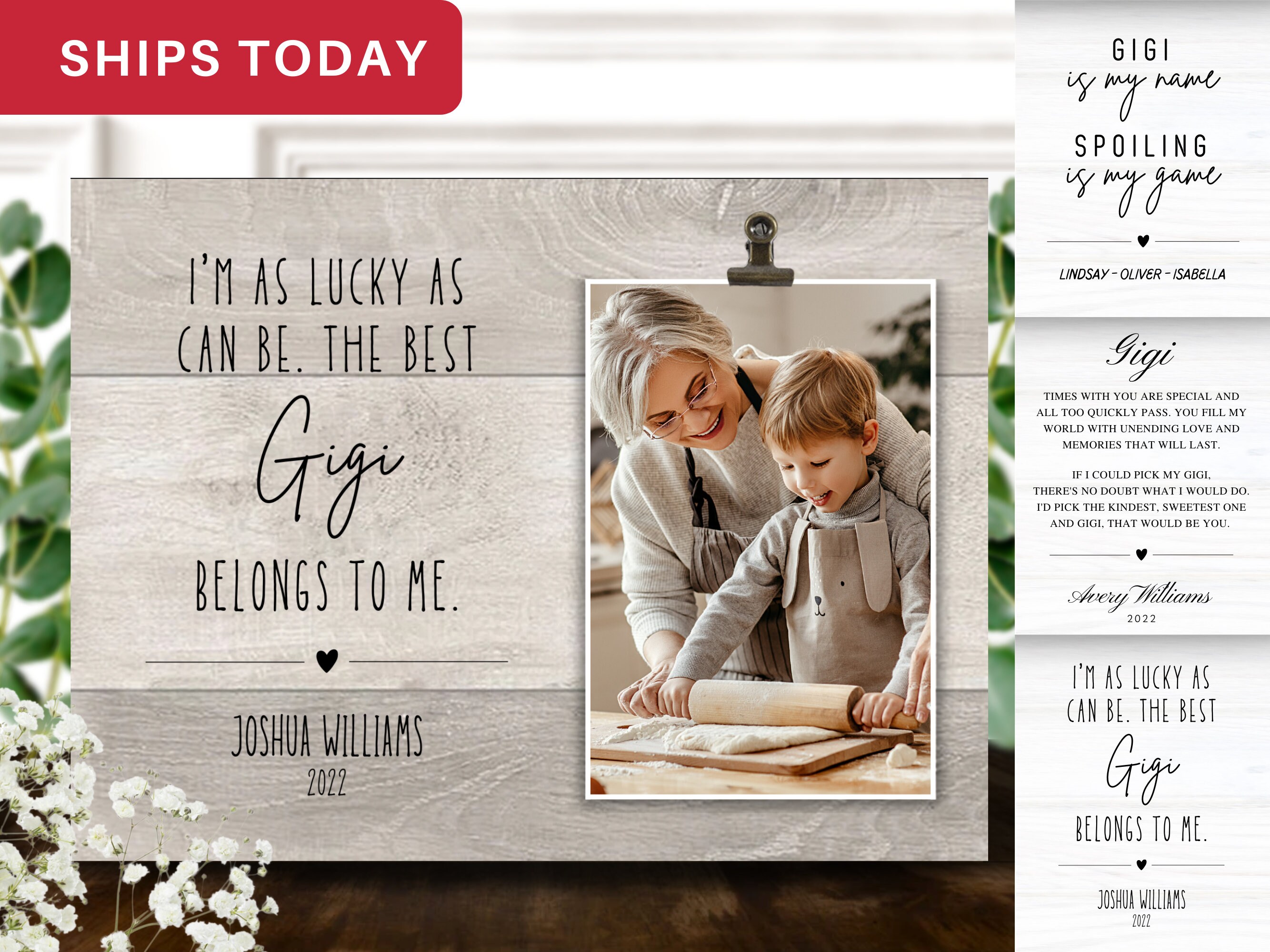 Gigi Wood Frame - Etsy