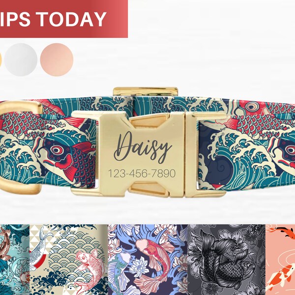 Fish Dog Collar - Etsy