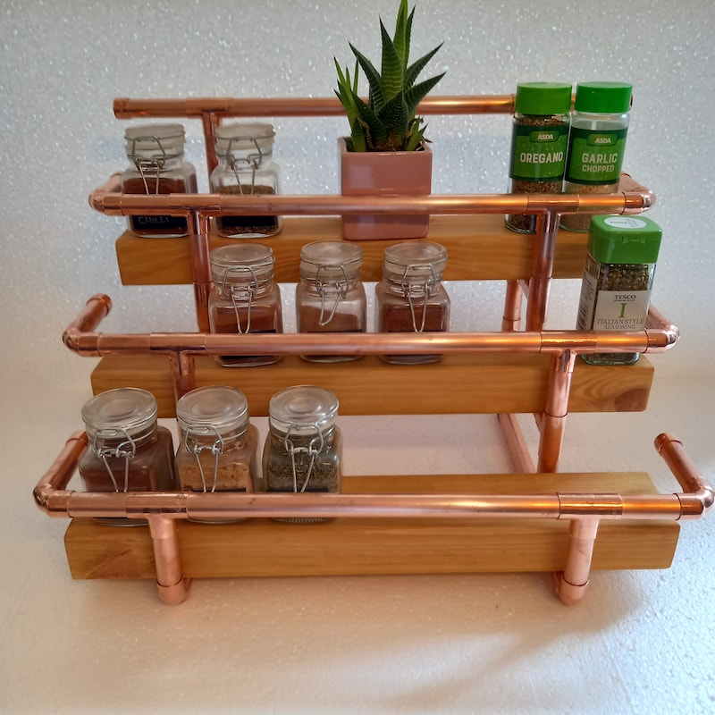 Wood Spice Rack - Etsy