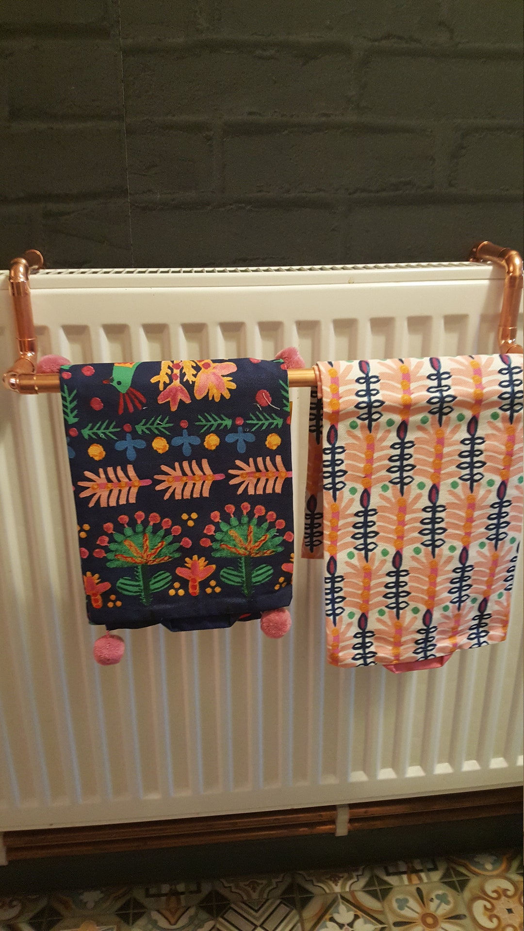 Radiator Kitchen Towel Rail/bathroom Towel Rail /radiator Towel Rail ...