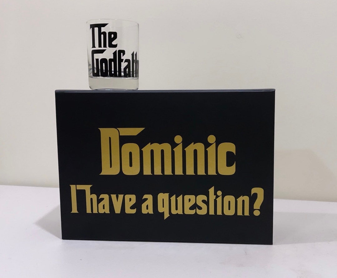 BLACK Luxury Personalsied Godfather Gift BOX | Godfather | Gift ...