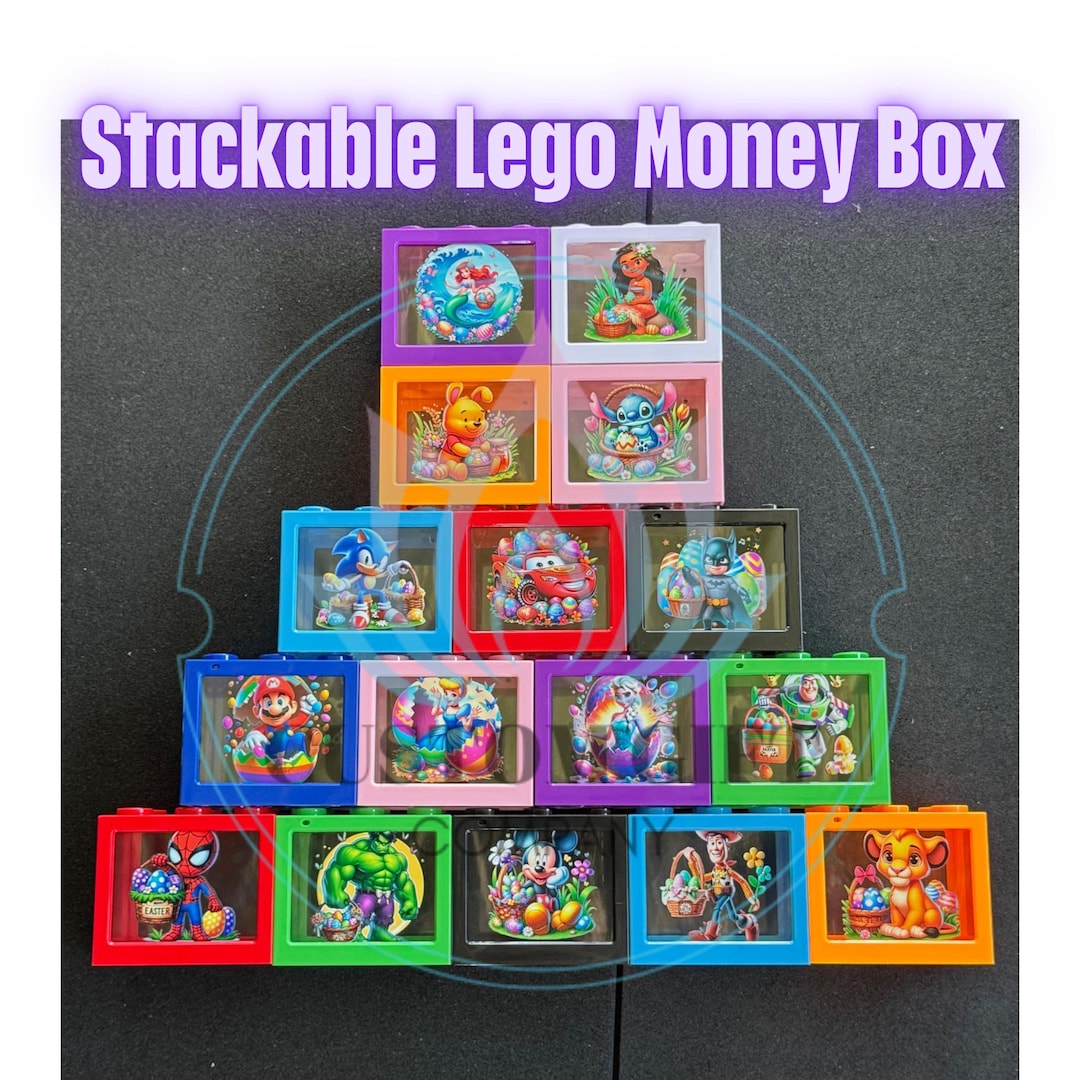 IN STOCK LEGO Money Box | Kids Gift Ideas | Cute Present | Coin Box ...
